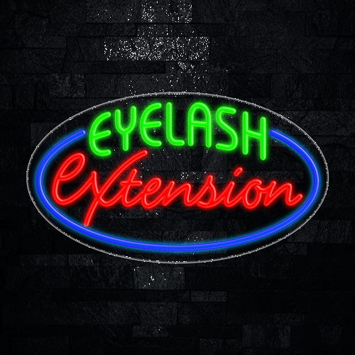 Eyelash Extension LED Neon Sign 28"L x 16"H #34386 - Walmart.com