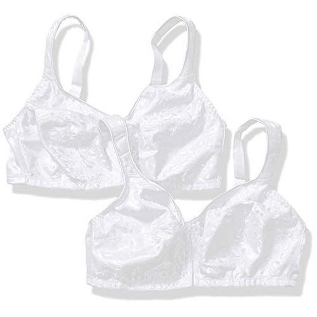 JUST MY SIZE womens Front Close Soft Cup Plus Size Mj1107 Full Coverage ...