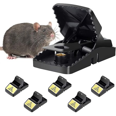 Upgraded 6 Pack Mouse Trap, Rat Trap For Various Sizes Of Rodents ...