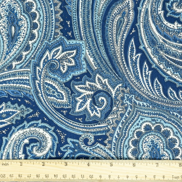 Waverly Inspirations 44" 100% Cotton Garden Paisley Sewing & Craft ...