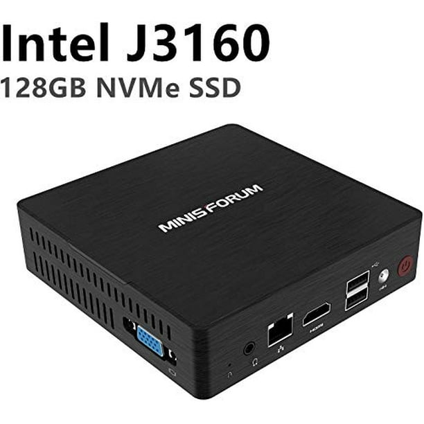 Mini PC COOFUN Fanless 4GB 128GB J3160 Windows 10 Pro | Walmart en línea