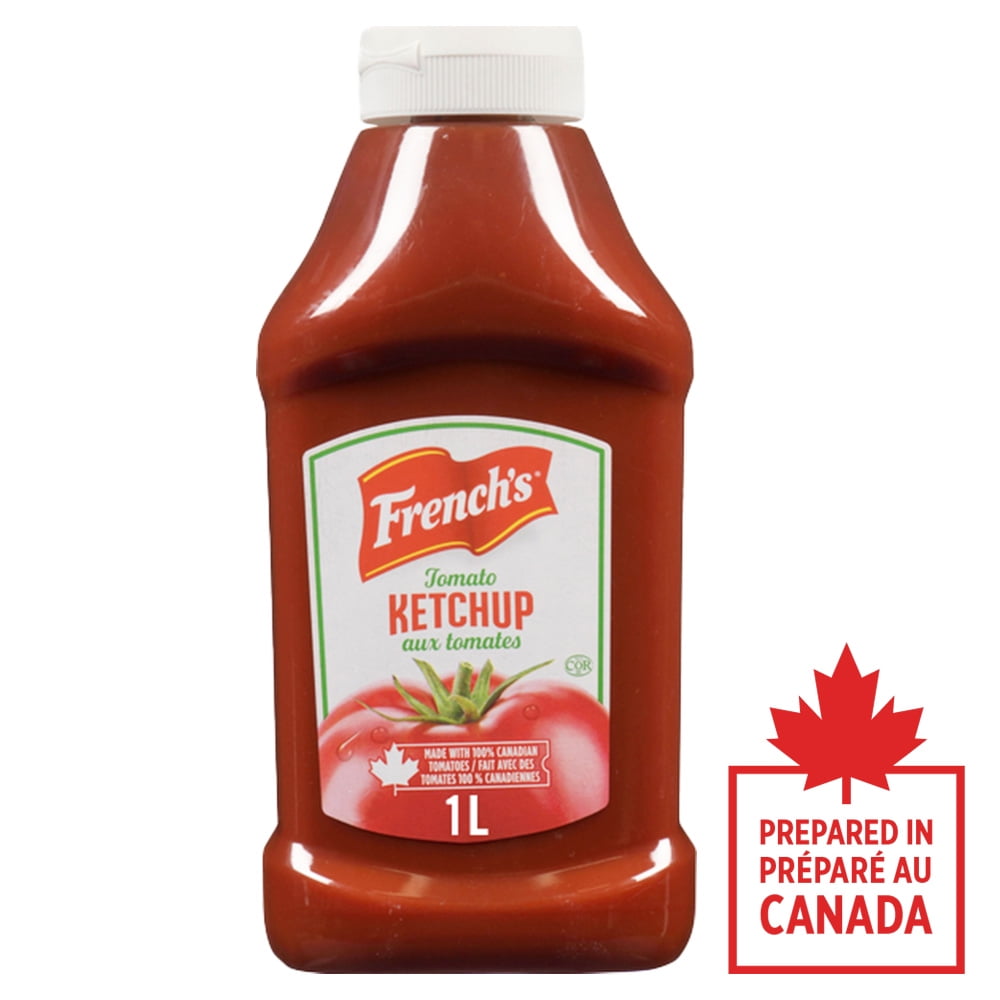 French's, 100% Canadian Tomato Ketchup, 1L - Walmart.ca