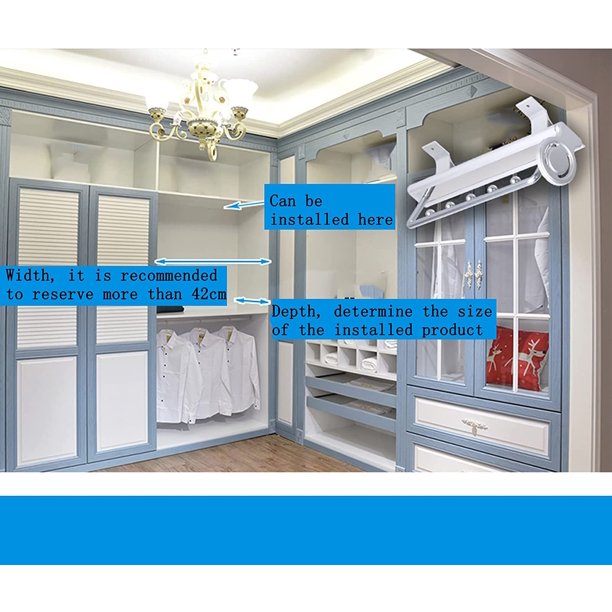 Heavy Duty Pull Out Clothes Rack Trouser Sliding Hanger, Telescopic ...