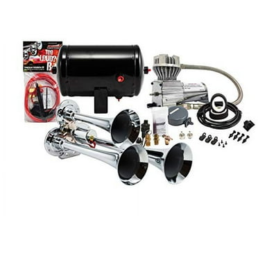Hadley Horns H00964H Blck Underhood Horn Kit - Walmart.com
