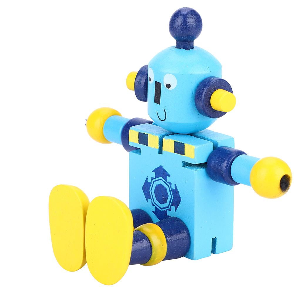 Click here for Rdeghly Personality Cute Wooden Robot Toys Learnin... prices