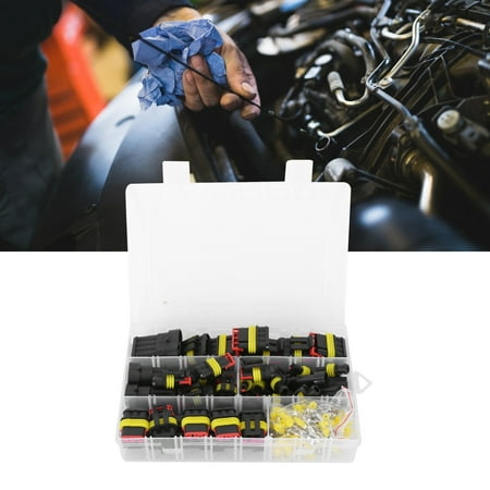 VGEBY 300 Pcs Electrical Wire Connectors Plug Kit Waterproof Motorcycle ...