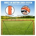 Lacrosse Goal 6'x6', Portable Lacrosse Net, Folding Training Equipment ...