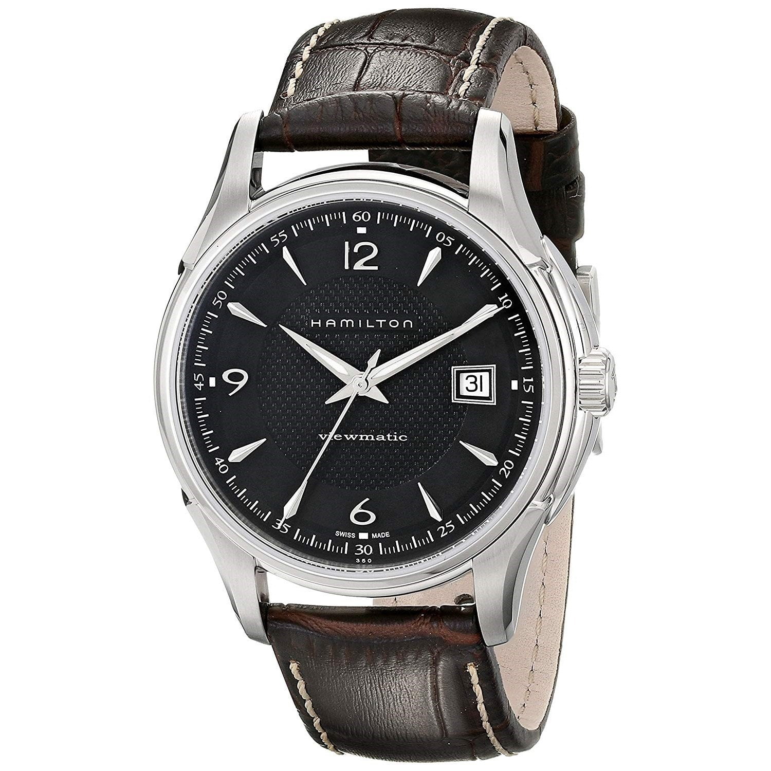 Hamilton H32515535 Jazzmaster Viewmatic 40MM Men's Automatic Brown ...