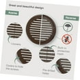 Highcool Vent 4 Inch (Opening Dimensions) Pack of 10 Brown Soffit Vent ...