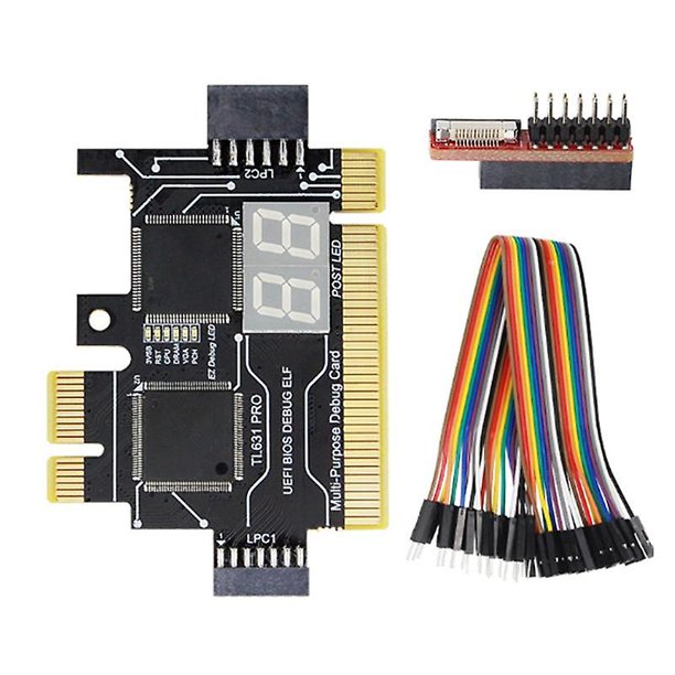 Analyzer LPC Debug Card PCI PCI-E Post Test Kit Motherboard Diagnostic ...