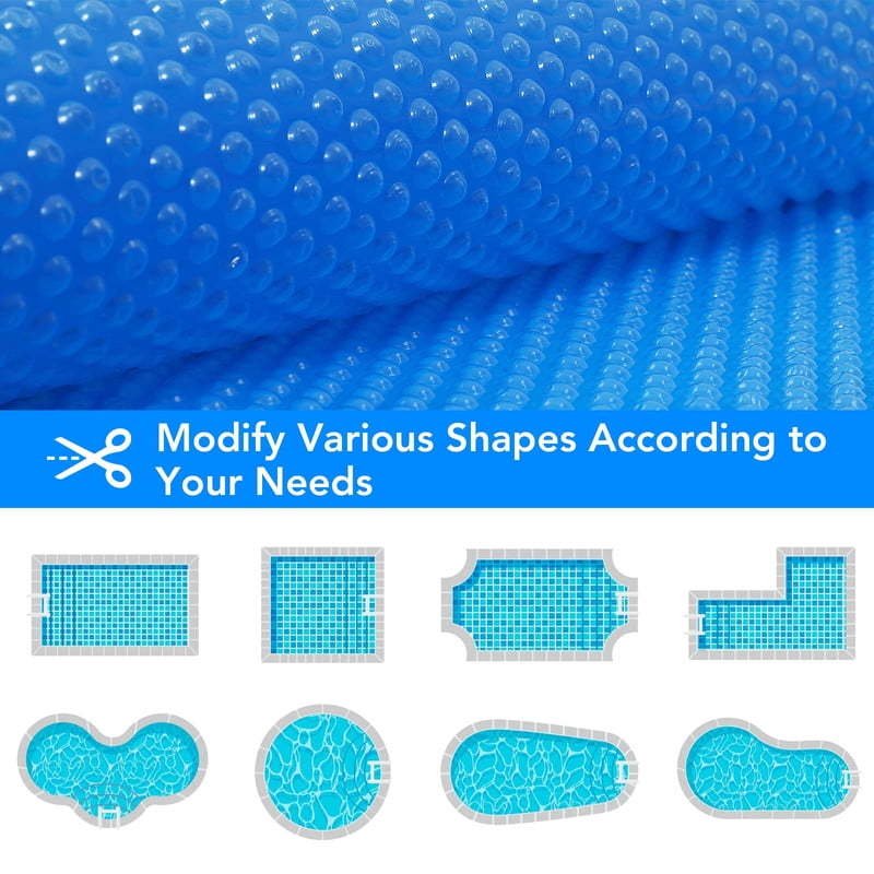 Click here for Tropow Solar Pool Cover 20x40ft - 14mil Thick Rect... prices