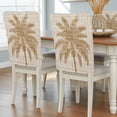 Chair Covers Set of 4 Tropical Palm Tree Chair Slipcover Protector ...