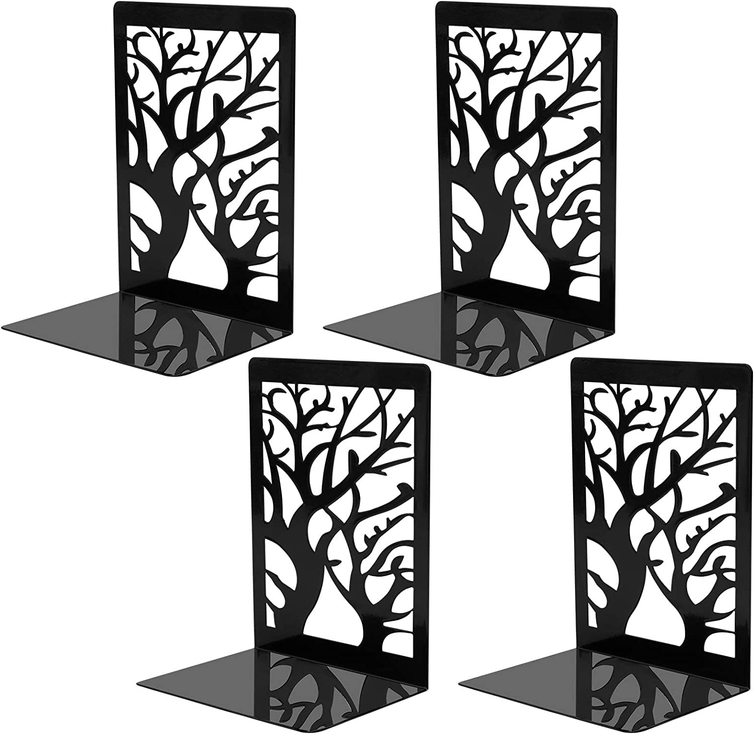 Bookends for Shelves,Book Shelf Holder Home Decorative, Metal Bookends ...