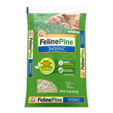 Feline Fresh Natural Pine Cat Litter, 20 lb. - Walmart.com