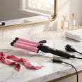 Professional Triple Barrel Hair Waver with Tourmaline Ceramic, 15 ...
