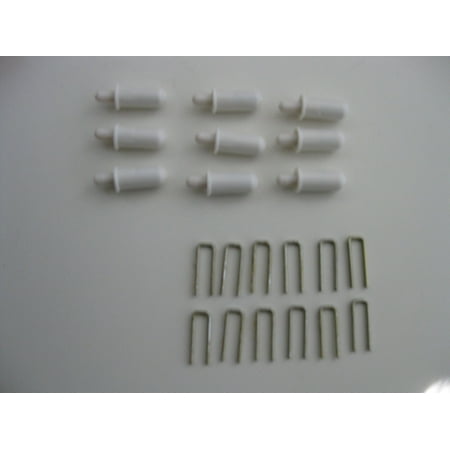 Repairs Plantation Shutter: 10 Spring Loaded Shutter Pins + 10 Tilt Rod ...