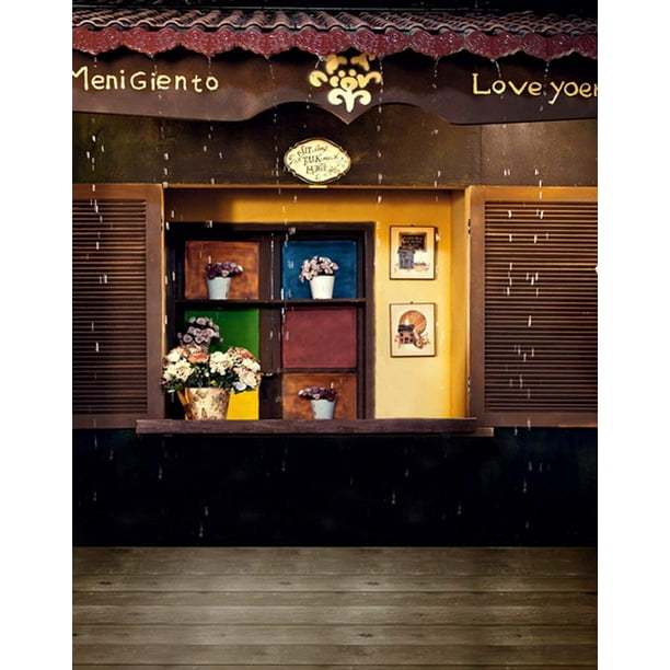 ABPHOTO Polyester 5x7ft Wooden Floor Store Shop House Photography ...