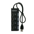 4-Port USB 2.0 Hub with Individual On Off Power Switches and LEDs ...