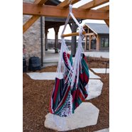 Equip Avocado Macrame Hammock Chair, Cotton Blend Black, Size 47” H x ...