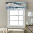 Abstract Cloud Effect Valances for Windows, Golden Green Marble Texture ...