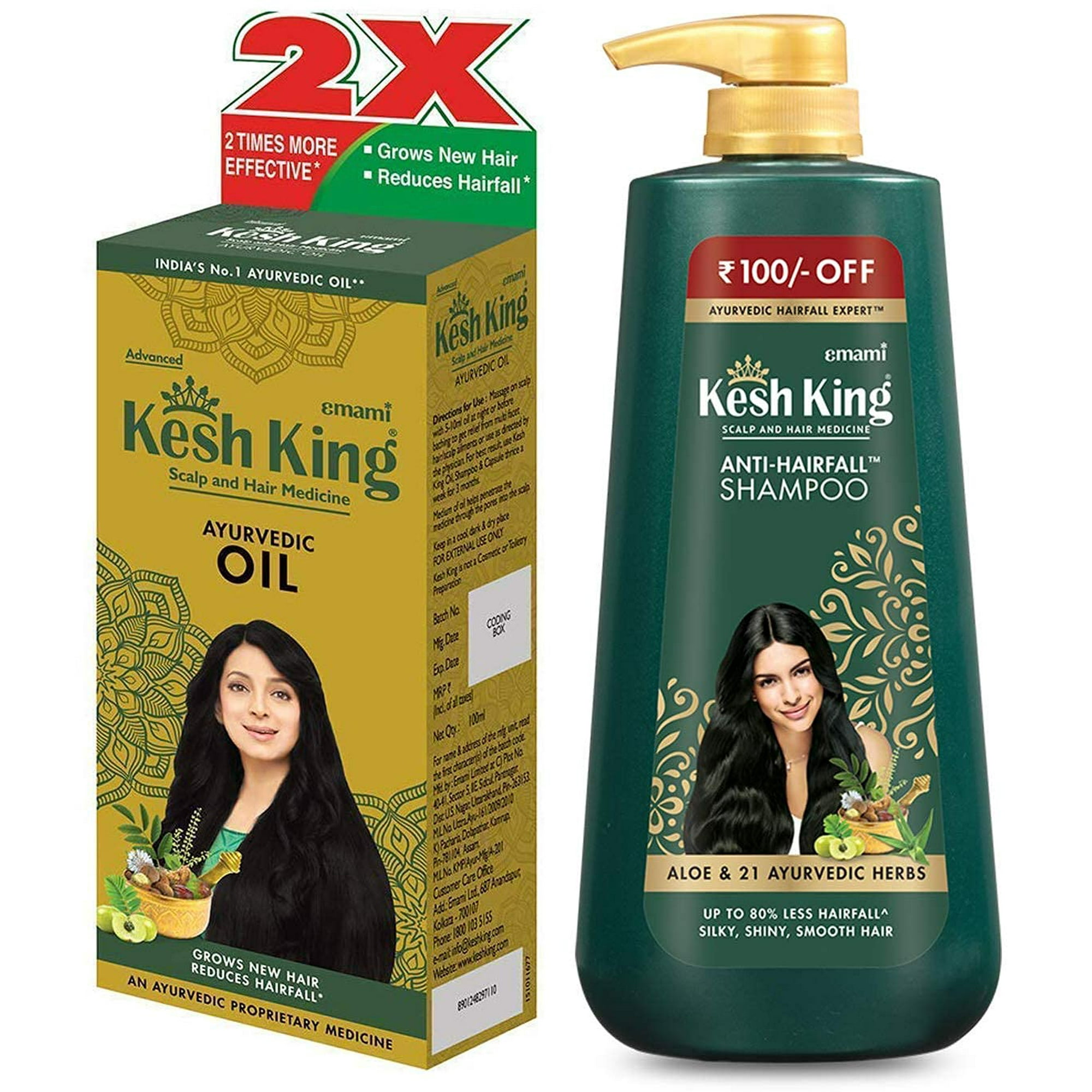 Click here for Kesh King Anti-Hairfall Shampoo  600 Ml & Kesh Kin... prices