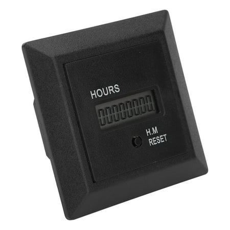 Engine Timer, Digital Hour Meter, With Reset Function Anti-Corrosion For Generator Tractor ...