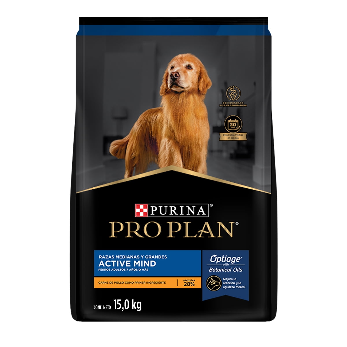 Alimento Seco para Perro Purina pro plan active mind Razas Medianas y ...