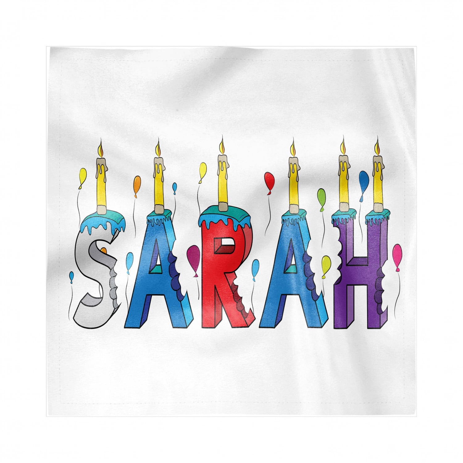 The Name Sarah In Letters