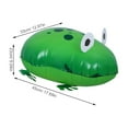 WASHWEPE Inflatable Foil Aluminum Frog Balloon Walking Animal Party ...