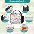 ALAZA Cartoon Hearts Insulated Lunch Box Lunch Bag Cooler Tote with ...