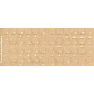 Dutch Keyboard Stickers - Labels - Overlays with Blue Characters for ...