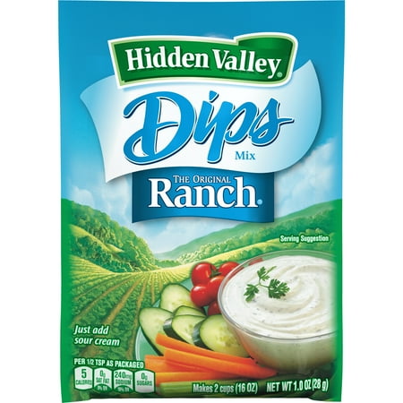 Hidden Valley Original Ranch Dips Mix, Gluten Free - 1 Packet - Walmart.com