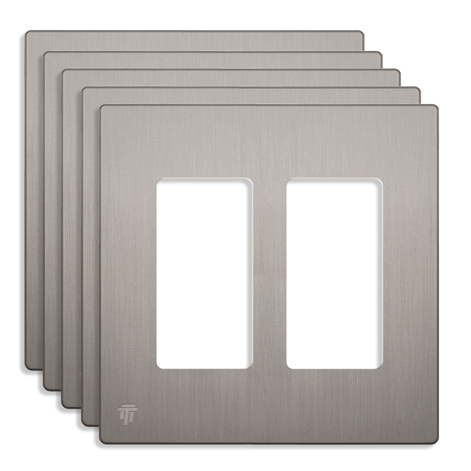 ENERLITES Screwless Decorator Wall Plate, Child Safe Outlet Covers ...