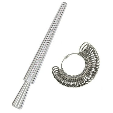 Professional Metal Ring Sizer Gauge & Mandrel Kit – Accurate Finger ...