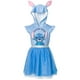 Disney Lilo & Stitch Big Girls Mesh Cosplay Dress Little Kid to Big Kid ...