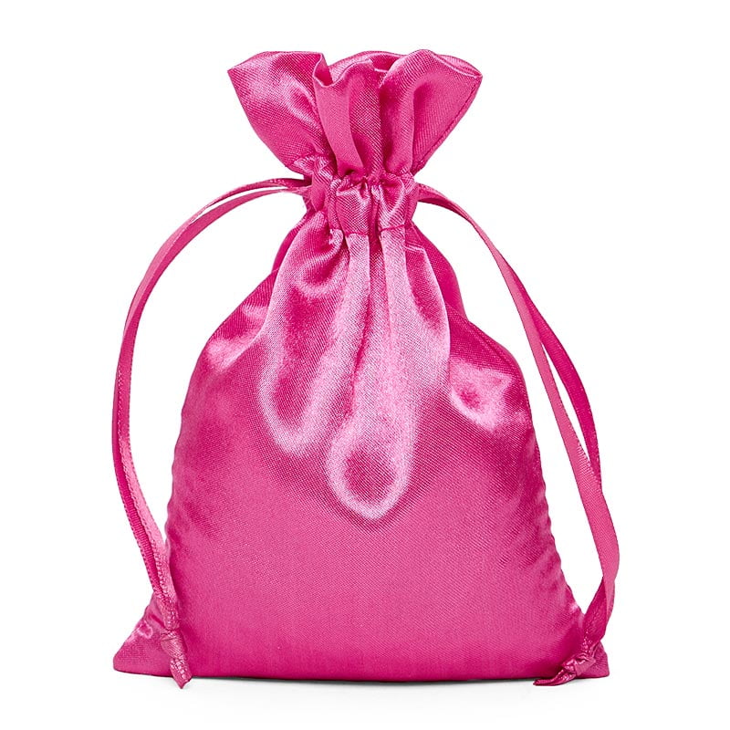 Hot Pink Satin Pouch 4" X 6" | Quantity: 30 by Paper Mart - Walmart.com ...