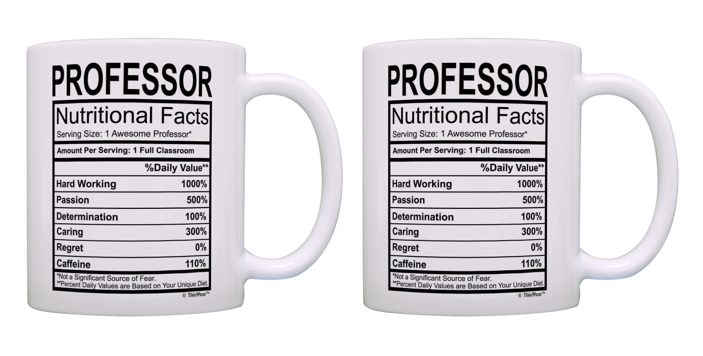 ThisWear Best Professor Mugs Professor Facts Professor Gag Gifts 11 ...