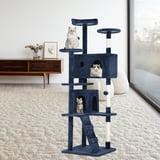 NiamVelo 70 inch Large Cat Tree Tower with Scratching Posts, Multi ...