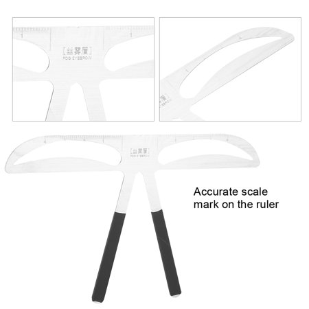 Permanent Eyebrow Ruler, Clean Health Three-Point Positioning Smoothing ...