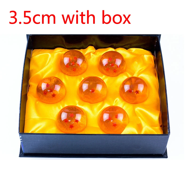 Figuras de acción de Dragon Ball Super, 7 piezas, bolas de cristal, 4,2 ...