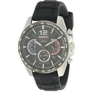 Seiko SSB385 Men's Chronograph Watch, Quartz, Green Dial, Water ...