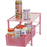 Simple Houseware Stackable Under Sink Cabinet Sliding Basket Organizer ...