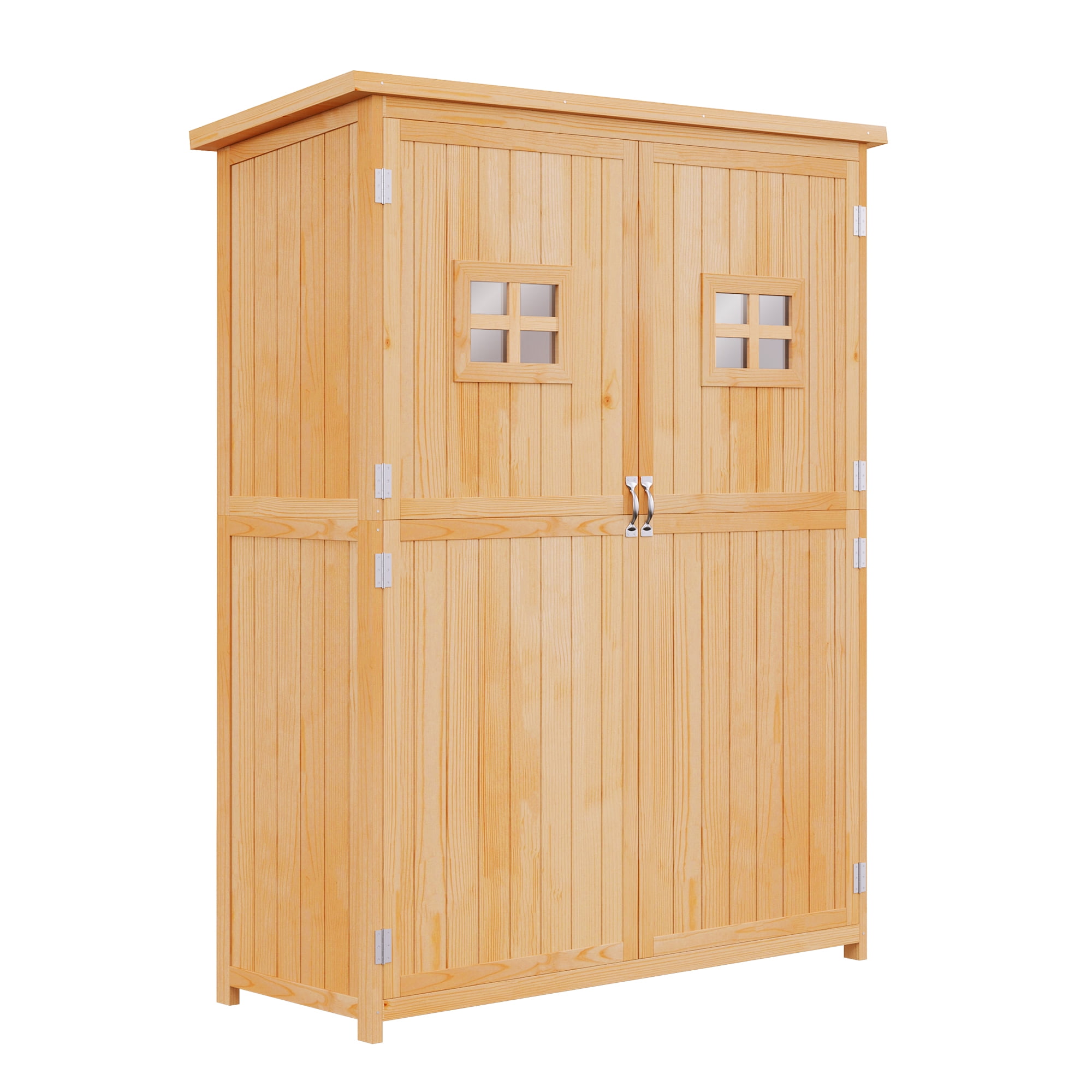 Click here for Outsunny 4x1.5 Wooden Garden Storage Shed W/ Windo... prices