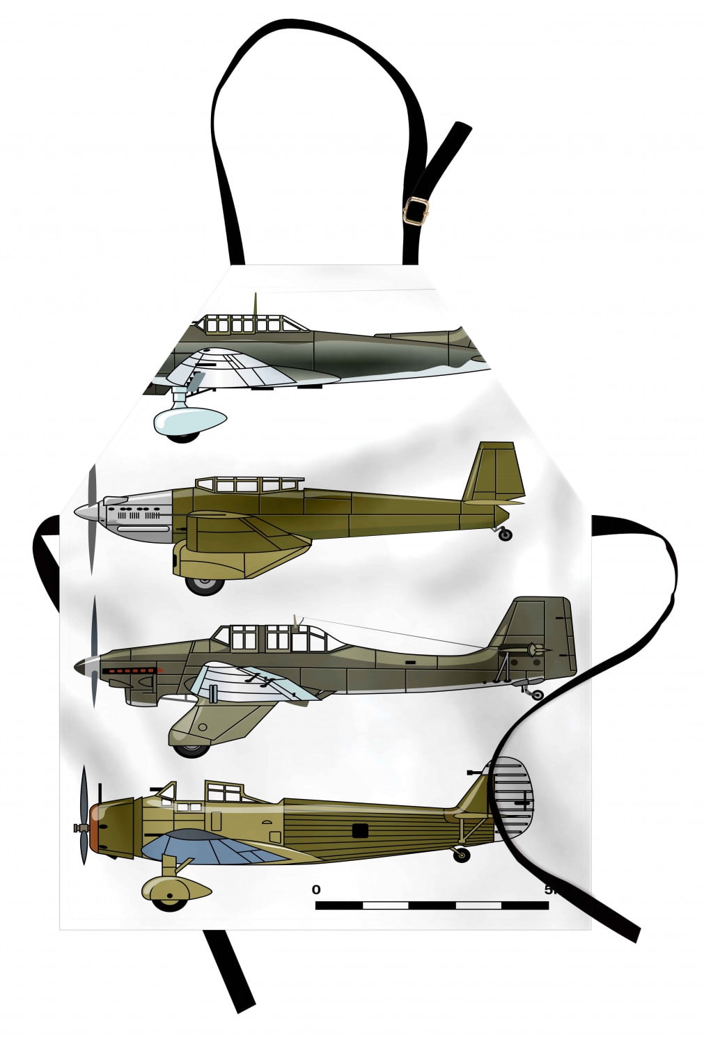 Airplane Apron Thirties Style Dive in Camouflage Colors Historical ...