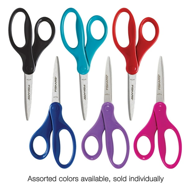 Fiskars 7" Student Scissor (Color Received May Vary) - Walmart.com ...