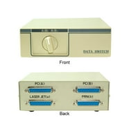 Kentek RJ45 2 Way Manual Data Switch Box Push Button Style Network I/O ...