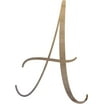 Wooden Cursive Letter, Unfinished 4'' Tall Craft Letter A, Rebeca DIY ...