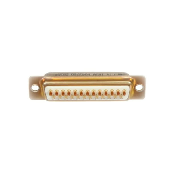 DB25P Connector D-Subminiature 25 Position 1.4mm Solder Cup ST Panel ...