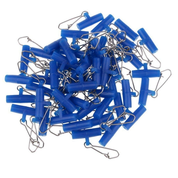 thinsony 50Pcs Fishing Sinker Slide Fish Finder Connector L Plastic ...
