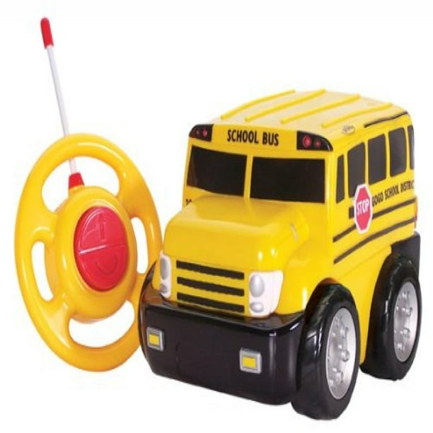 Kid Galaxy My First RC School Bus. Toddler Remote Control Toy, Yellow ...